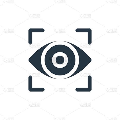 视觉图标。字形视觉图标用于网站设计和移动，应用程序开发，打印。视觉图标从填充的企业管理集合孤立的白色素材 花瓣网