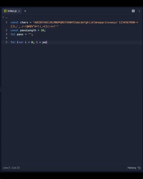 Node Js Password Generator Get The Best Passwords With Just 7 Lines Of Javascript Shorts