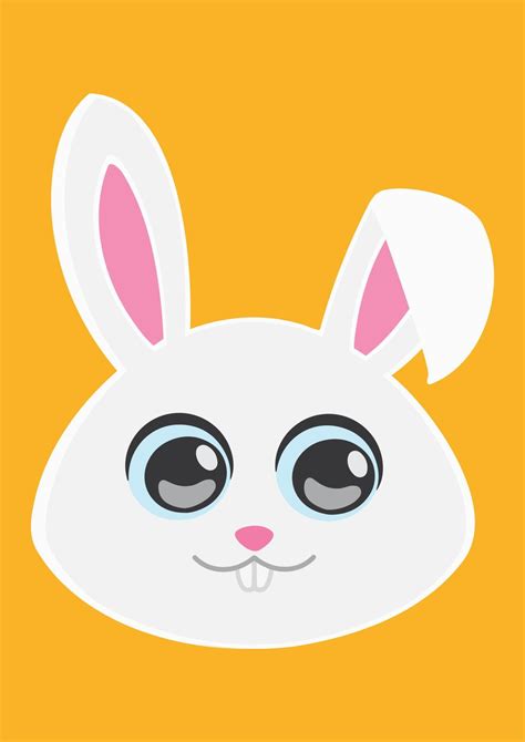 Cute Rabbit Vector Illustration 10799897 Vector Art At Vecteezy