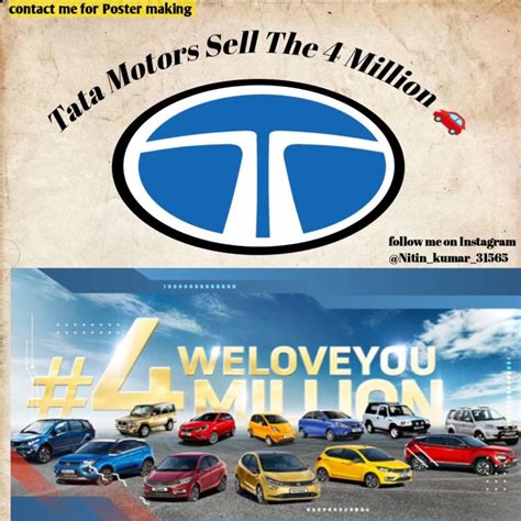 Nitin Kumar On Linkedin Finally 😇 Tata Motors Sell 4 Million Cars 🚗