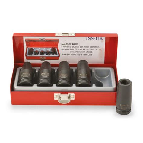 12 Drive 5 Piece Stud Runner Socket Set