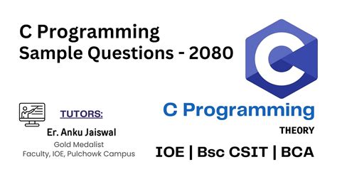 C Programming Sample Questions 2080 Youtube