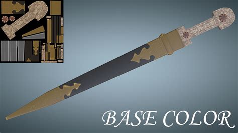 3d Model Unique Caucasian Dagger Qama Or Cossack Dagger Vr Ar Low Poly Cgtrader