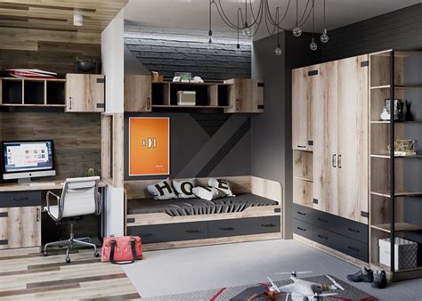 Мебель для подростковой комнаты для мальчика (31 фото) - красивые ...