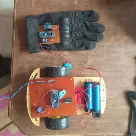 Dc Geared Accelerometer Based Hand Gesture Controlled Robot Using Arduino For School B Tech