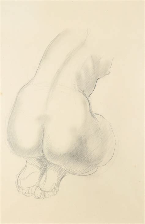 Robert Gibbings Nude Bottom Montparnasse 1950 Mutualart