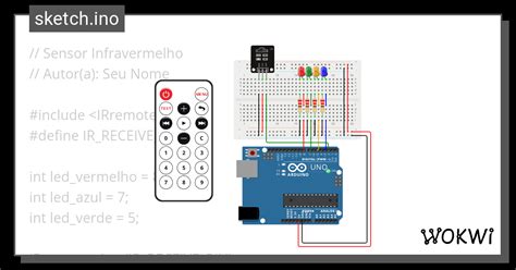 Sensorinfravermelho Wokwi Esp32 Stm32 Arduino Simulator