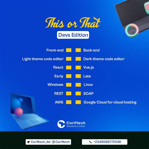 coriftech solutions on linkedin devdebate frontend backend devlife