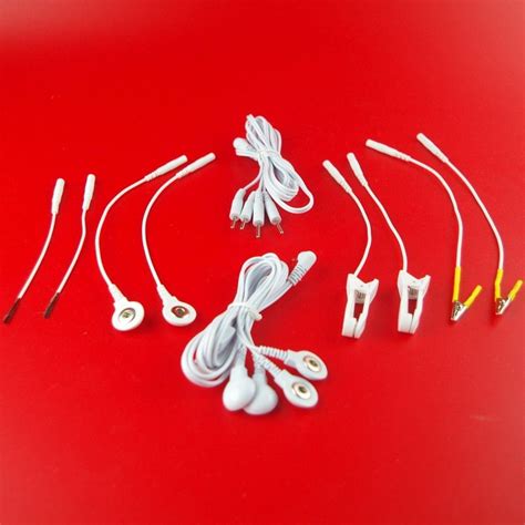 6 Kind Tens Unit Lead Wires Adult Electric Shock Sex Product Tens