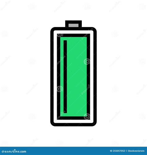 Full Battery Power Energy Color Icon Vector Illustration Stock Illustration Illustration Of