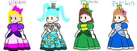My Ocs In Paper Princess Style By Wikigirl2008 On Deviantart
