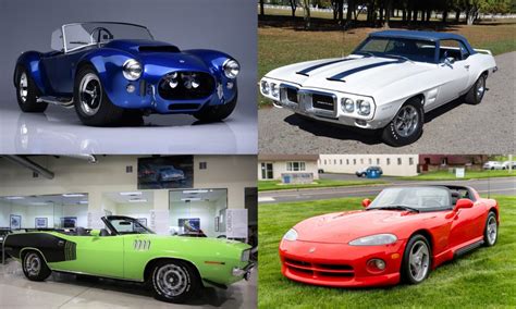 10 Greatest Muscle Cars Ever Produced That Defined American Performance