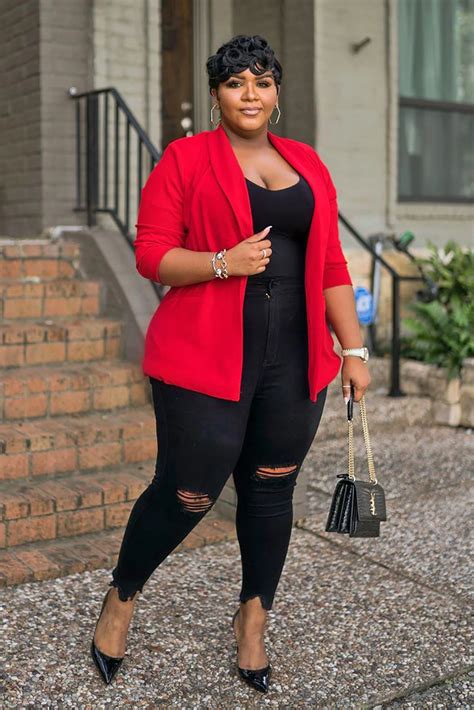 The Celine Blazer Red Jackets And Coats Fashion Nova Plus Size
