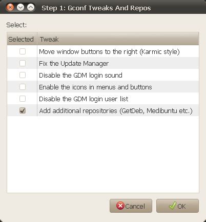 Ubuntu First Time Use Script Released It Now Comes With A GUI Web Upd Ubuntu