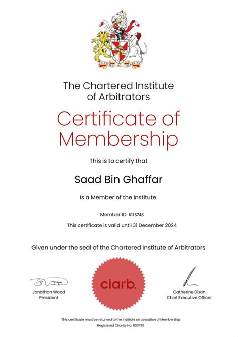 saad ghaffar mciarb on linkedin alhamdulillah my membership status has been elevated to member…