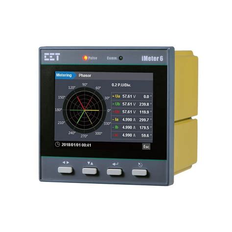 Imeter 6 Class 0 2s Three Phase Power Quality Analyzer With Color Lcd Ethernet Port And Modbus