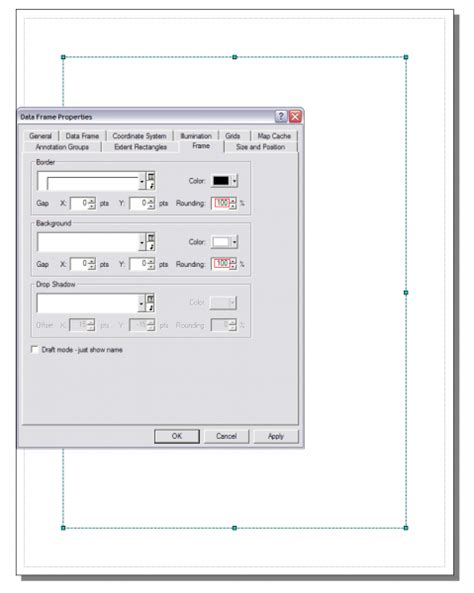Create A Circular ArcMap Data Frame Idaho Fish And Game