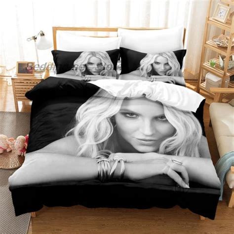 Britney Spears Black Bedding Set V
