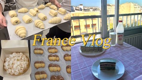 🇫🇷프랑스 일상 브이로그 쑥 오페라 케이크 만들기 제과 유학생 실습 프랑스 급식 존맛 초콜릿 추천 홈베이킹 Youtube