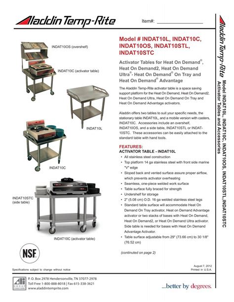 View Aladdin Temp Rite