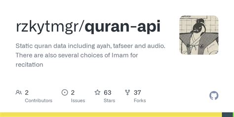 GitHub Rzkytmgr Quran Api Static Quran Data Including Ayah Tafseer And Audio There Are Also