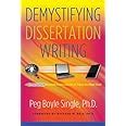 Amazon Com Demystifying Dissertation Writing A Streamlined Process