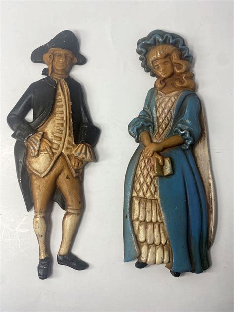 Vintage Sexton Cast Metal Usa Victorian Colonial Revolutionary Man