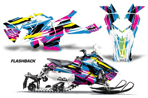 Polaris 2015 Axys Snowmobile Sled Graphic Decal Sticker Kit