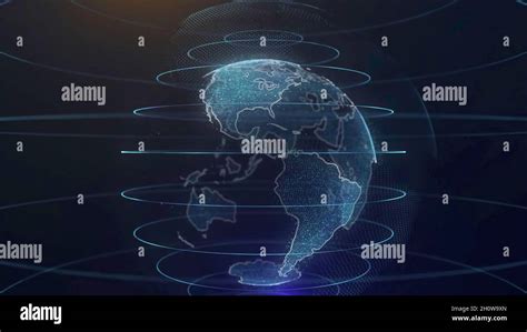 rotating earth animation