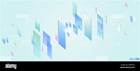 Illustration Of Abstract Stream Information Cyberpunk Big Data And Cybersecurity Cyberspace