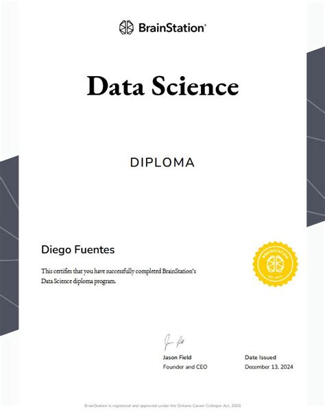 Diego Fuentes Arteaga On Linkedin Datascience Machinelearning Python Bigdata Brainstation