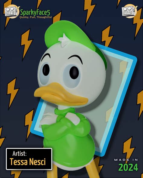 Louie Ducktales 3d Model By Sparkyface5 On Thangs