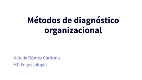 Métodos De Diagnóstico