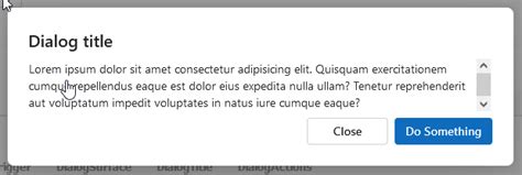 [bug] dialogcontent scrollbar always visible · issue 27347