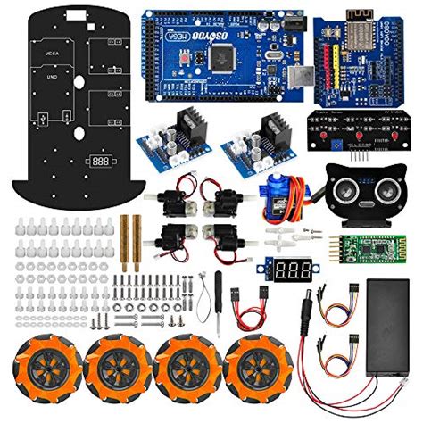 Osoyoo Mecanum Omni Wheel Robotic Car Kit For Arduino Mega2560