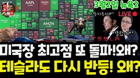미국주식시황오늘 왜 또 올랐나 테슬라 엔비디아는 왜 올랐나구글 애플 아마존 메타 마이크로소프트 리비안 소파이 팔란티어 아이온큐 브로드컴 델등 Tsla Tesla