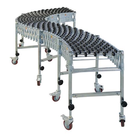 Sealer Sales 14 Wide 5 20 Expandable Gravity Skate Wheel Conveyor Sw