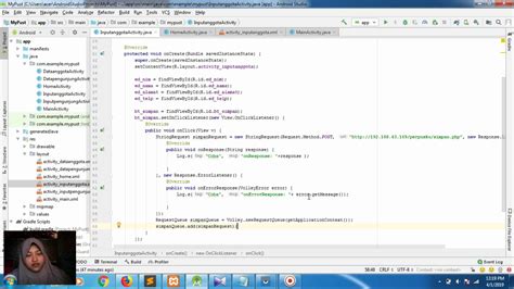 Tutorial Cara Membuat Coding Input Android Studio Youtube