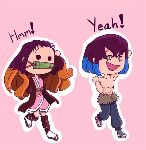 Nezuko And Inosuke Ibispaint