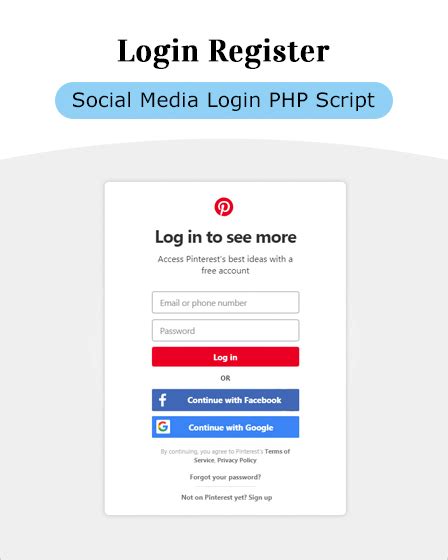 Login Register Social Media Login Php Script Inkthemes