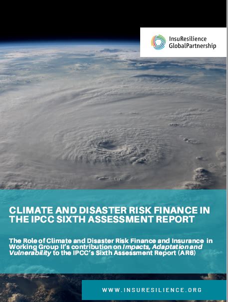 Climate And Disaster Risk Finance In The Ipcc Rfilc