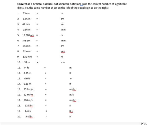 Solved Convert As A Decimal Number Not Scientific Notation Chegg Com
