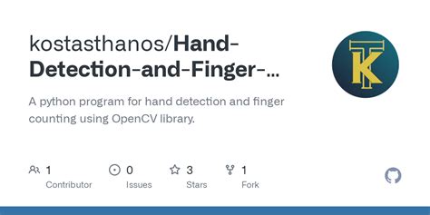 GitHub Kostasthanos Hand Detection And Finger Counting A Python Program For Hand Detection