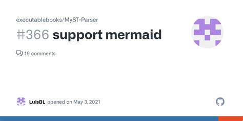 Support Mermaid · Issue 366 · Executablebooksmyst Parser · Github