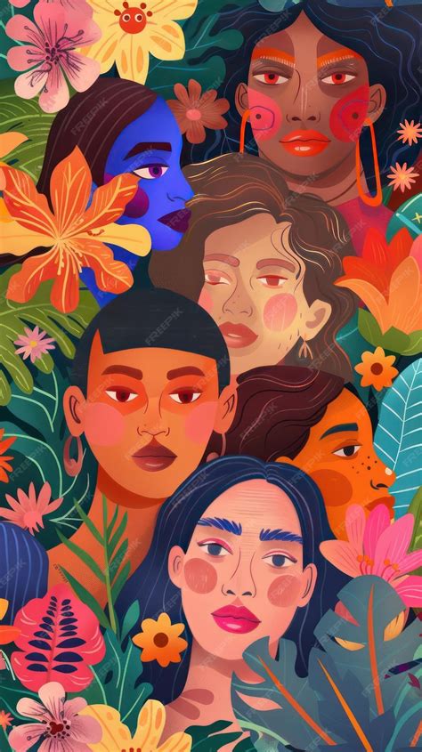 Celebrating Differences Diversity Equality And Inclusion Premium Ai Generated Image