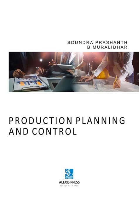 Production Planning And Control Alexis Press Llc