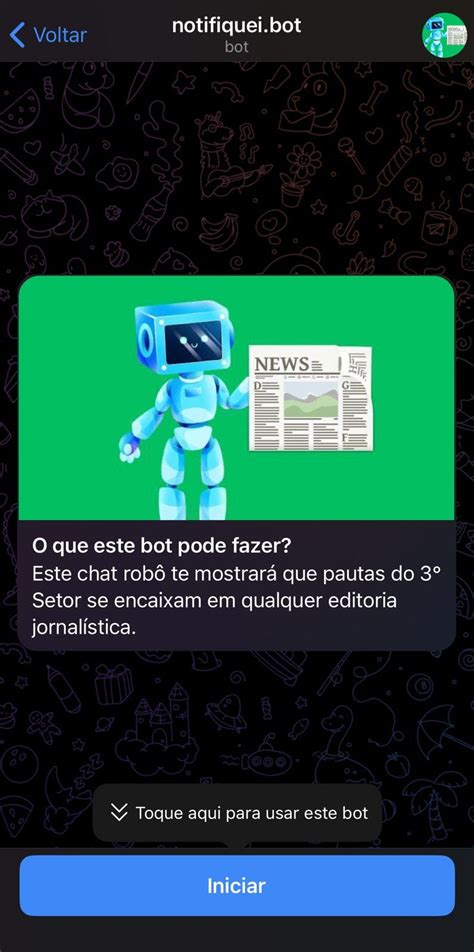 O Uso De Um Chatbot No Telegram Para Pautar O Terceiro Setor Na
