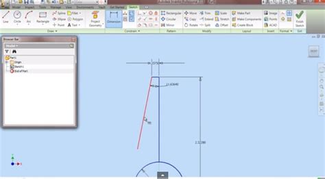 สาธิตวิธีการเขียนแบบคีมปากจิ้งจกด้วยโปรแกรม Autodesk Inventor Graphic Cad Draiwng