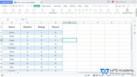 Wps Office Spreadsheets Khám Phá Bí Mật Đằng Sau Công Cụ Bảng Tính Mạnh Mẽ