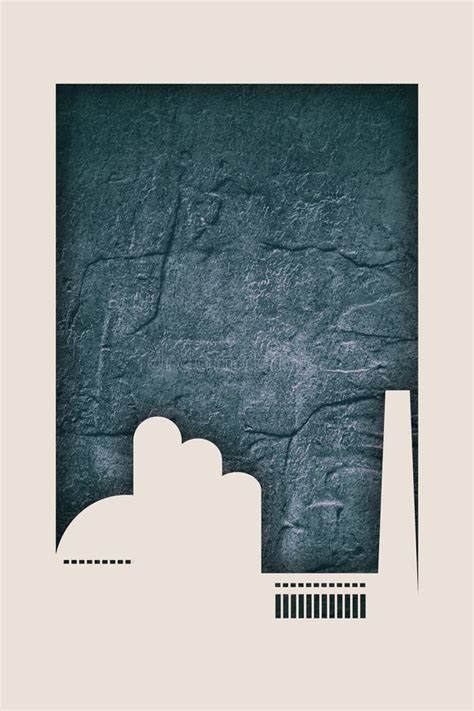 Industrial Style Frame Stock Illustration Illustration Of Book